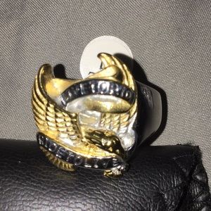 Accessories | Live To Ride Ride To Live Eagle Ring | Poshmark